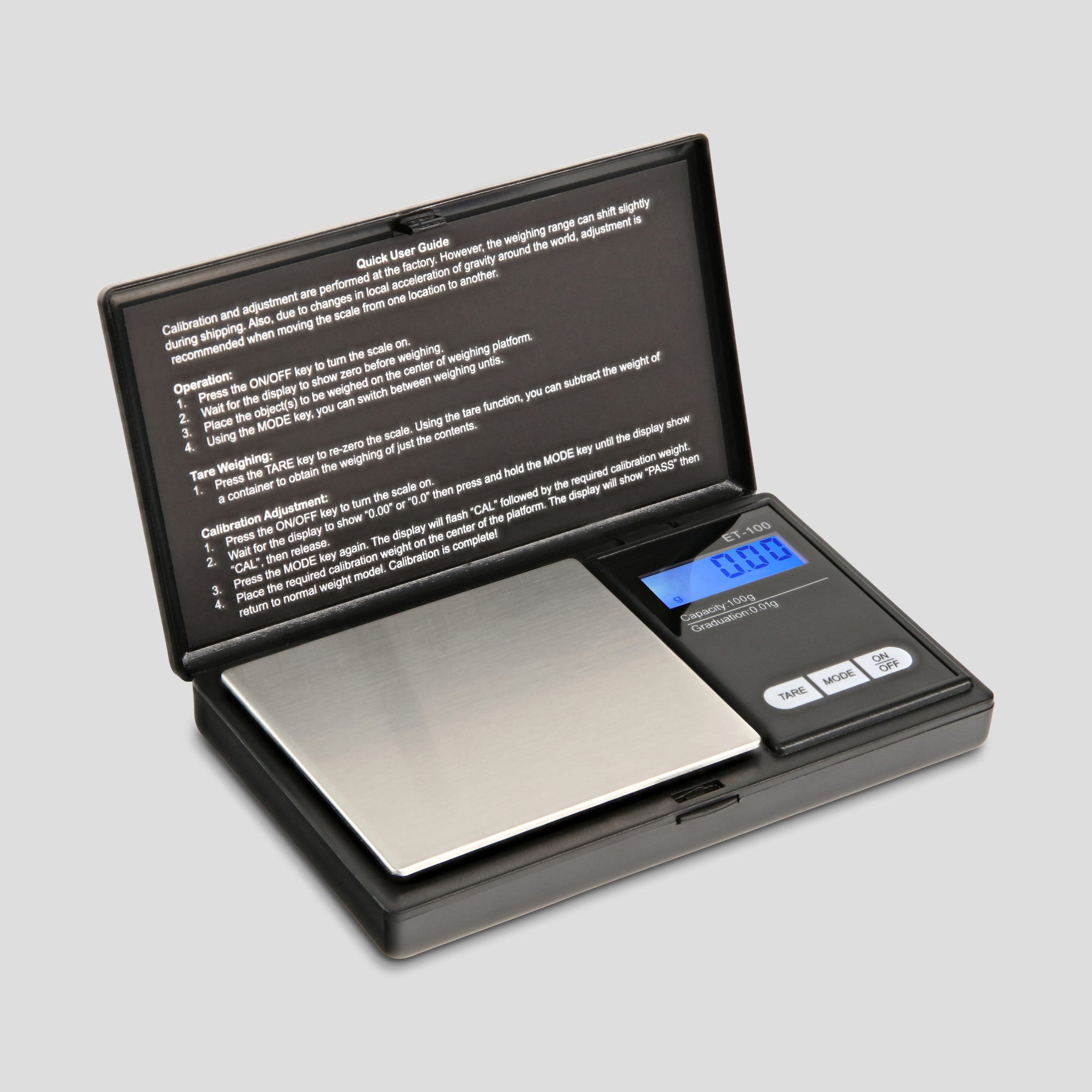 Eternity Scales 100 digital scale, digital scales, pocket scales – Kenex